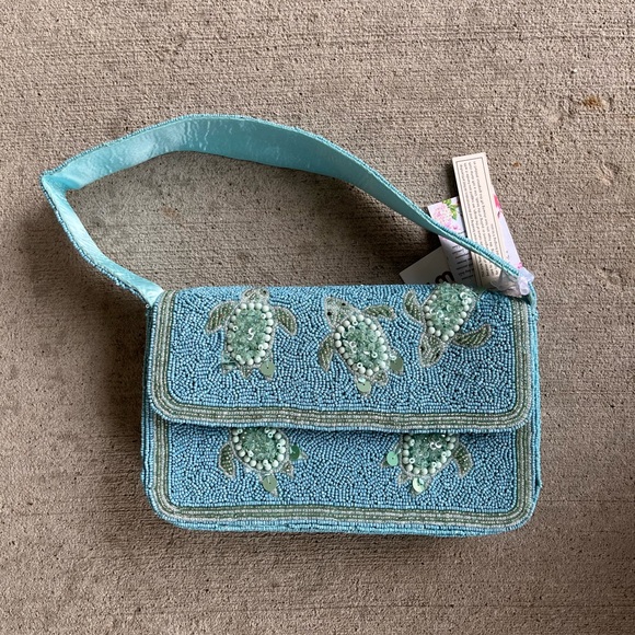 T.J.Maxx | Bags | Viral Tj Maxx Marshalls Sea Turtle Beaded Bag Purse ...